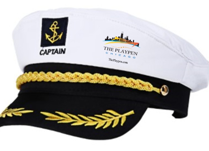 Captain’s Hat with Playpen Logo – The Playpen Chicago